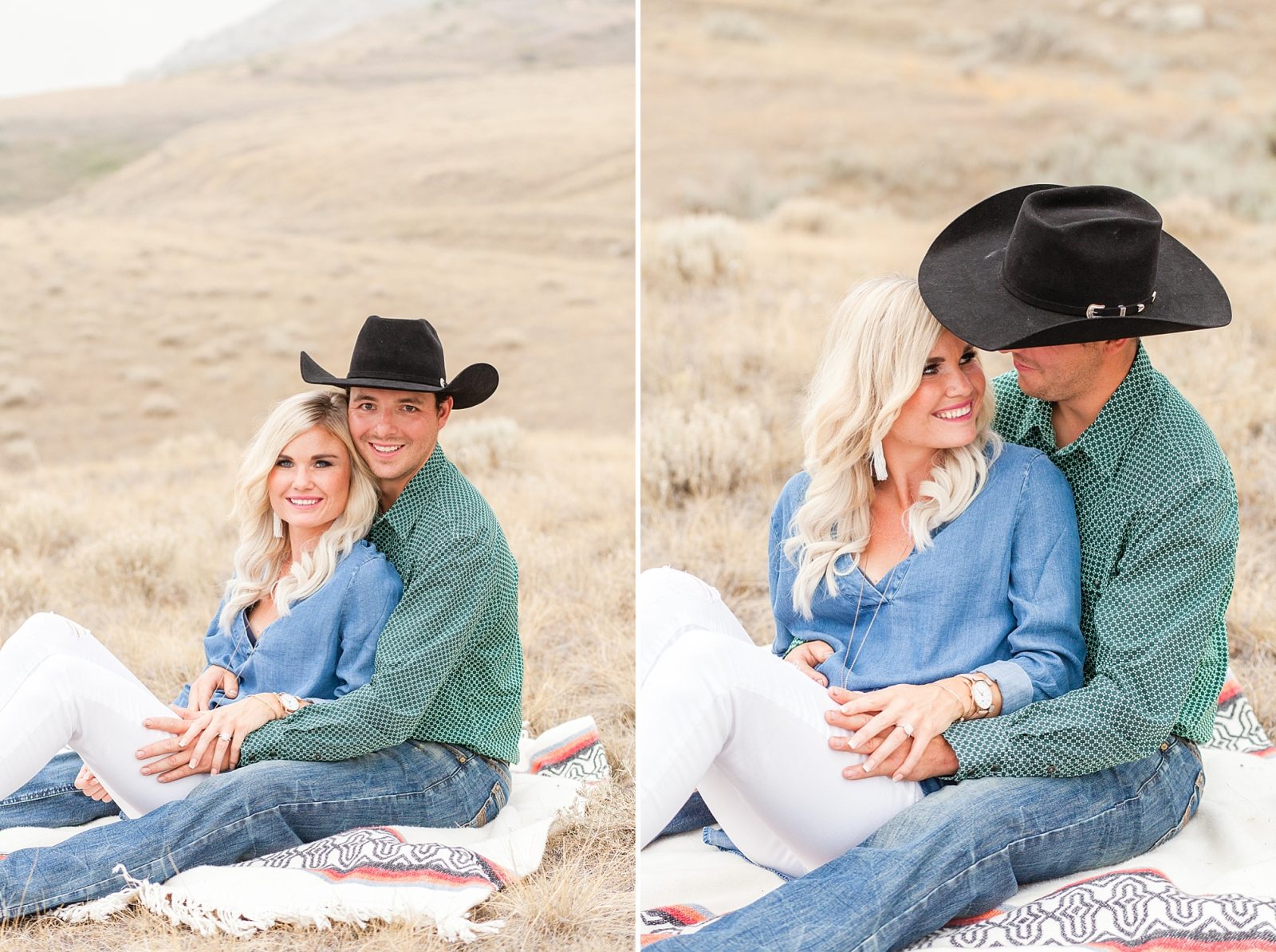 Justin and Catherine | Medicine Hat Coulee Engagement Session - Kinsey ...